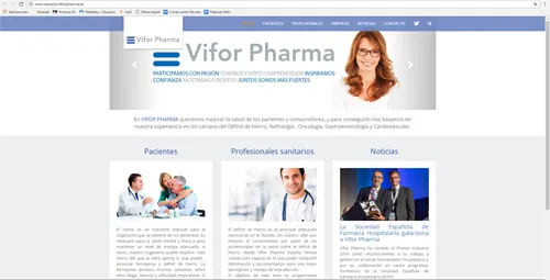Vifor Pharma España lanza su nueva web