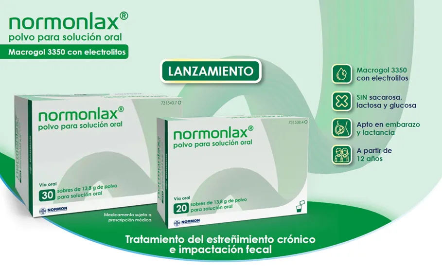 Normon amplia su vademécum con el lanzamiento de Normonlax