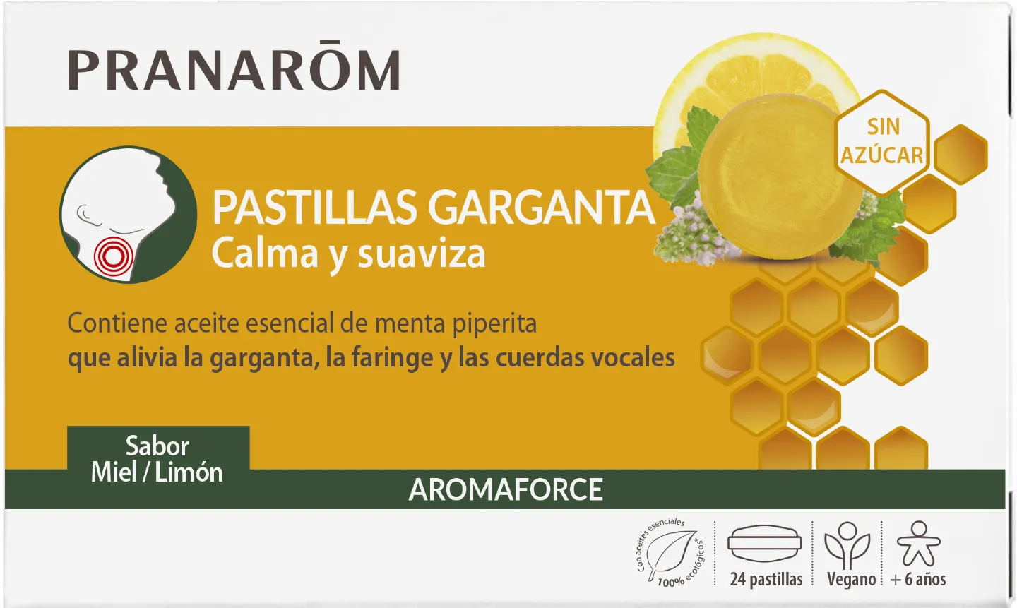 Nuevo sabor y nuevo formato para las Pastillas Garganta de Aromaforce