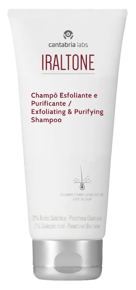 Nuevo Iraltone champú exfoliante y purificante: para reducir la caspa ...